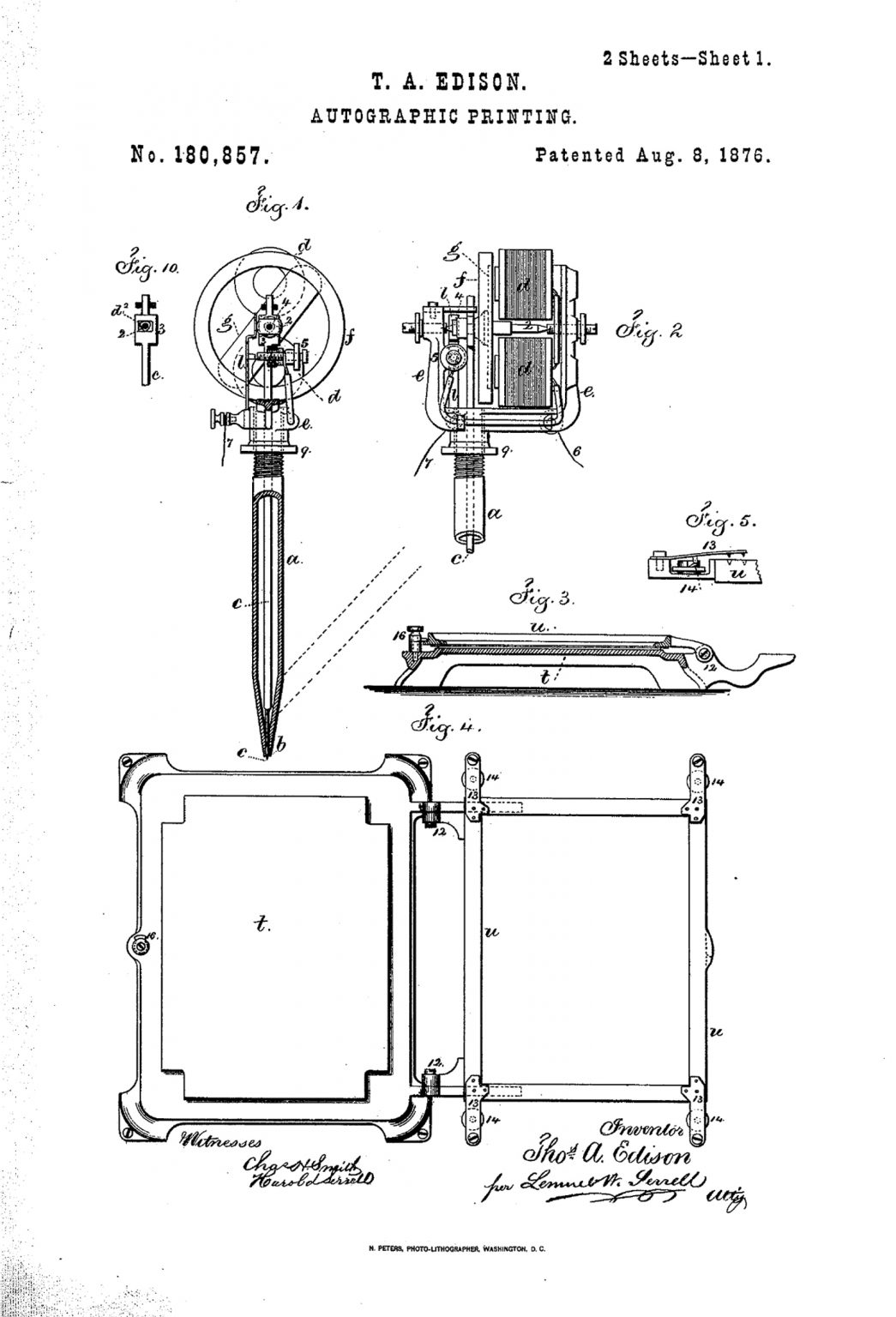 Thomas Edison’s Electric Pen - Science Museum Blog