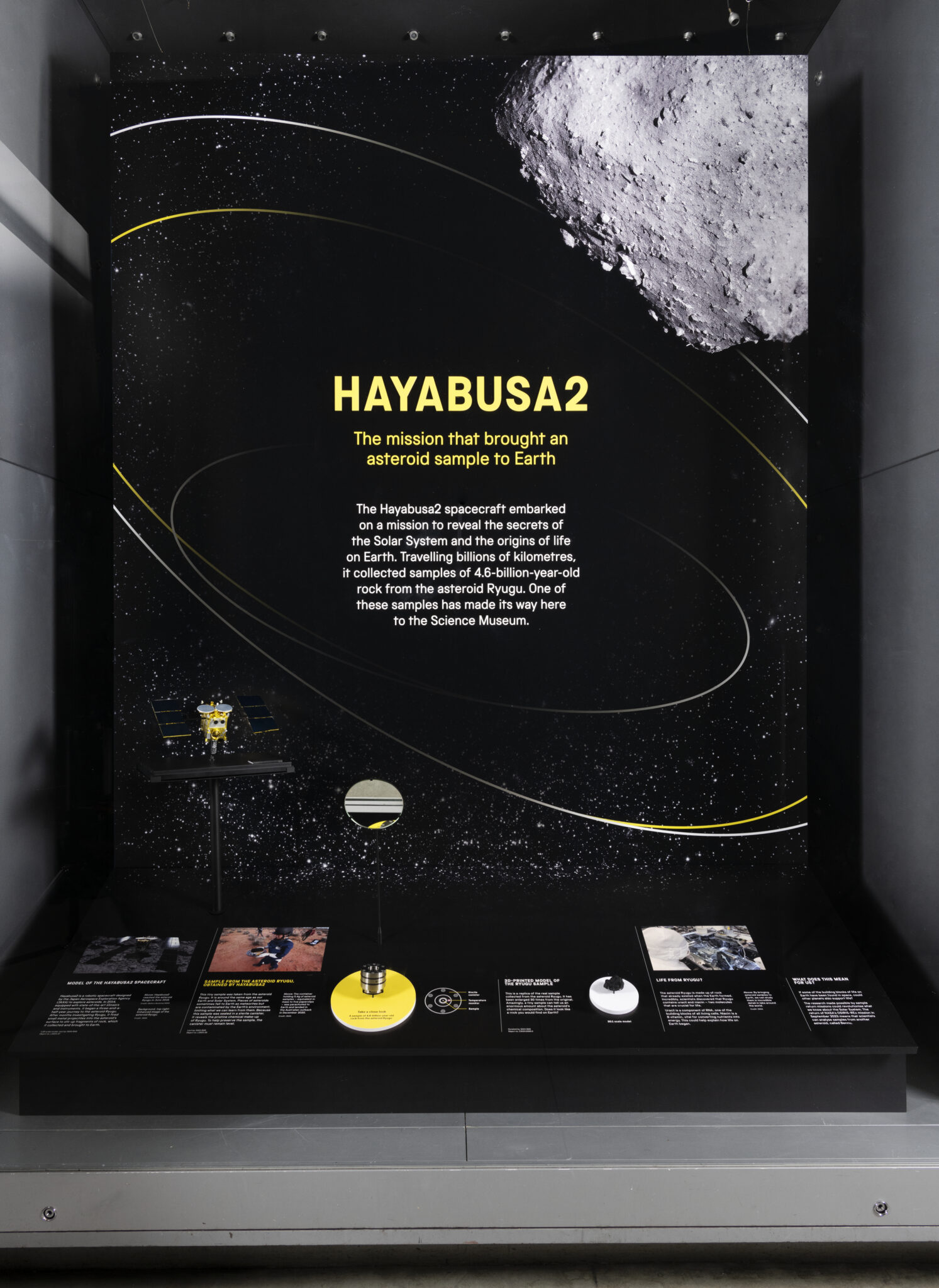 4.6-billion-year-old asteroid sample unveiled at the Science Museum ...