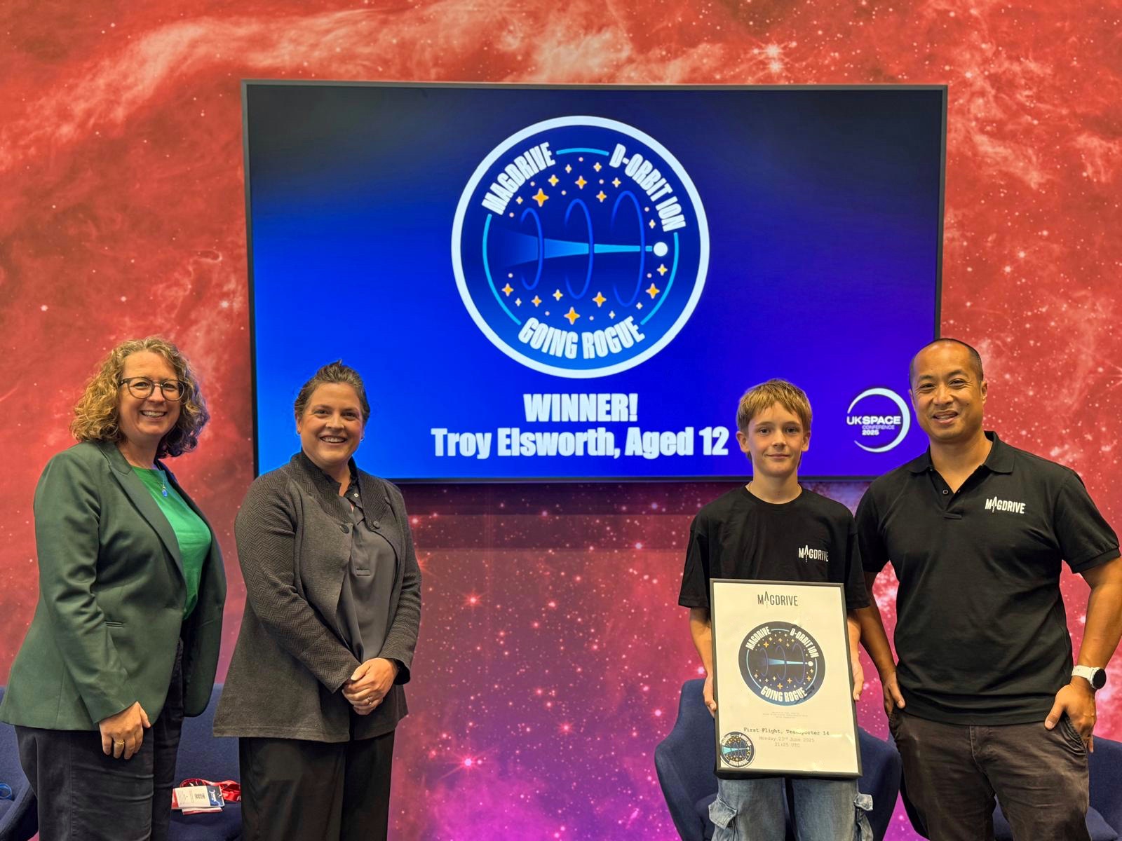 Mission patch competition winner announced at UK Space Conference ...